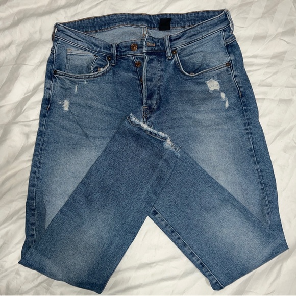 H&M | Jeans | Mens Hm Skinny Ripped Jeans | Poshmark